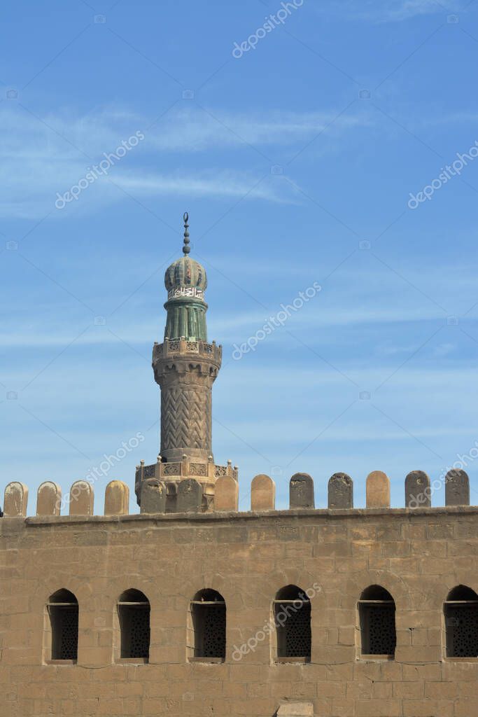 The Sultan Al-Nasir Muhammad ibn Qalawun Mosque, an early 14th-century ...