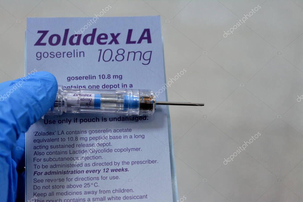 El Cairo, Egipto, 11 de marzo de 2023: Zoladex LA 10.8mg implante de ...