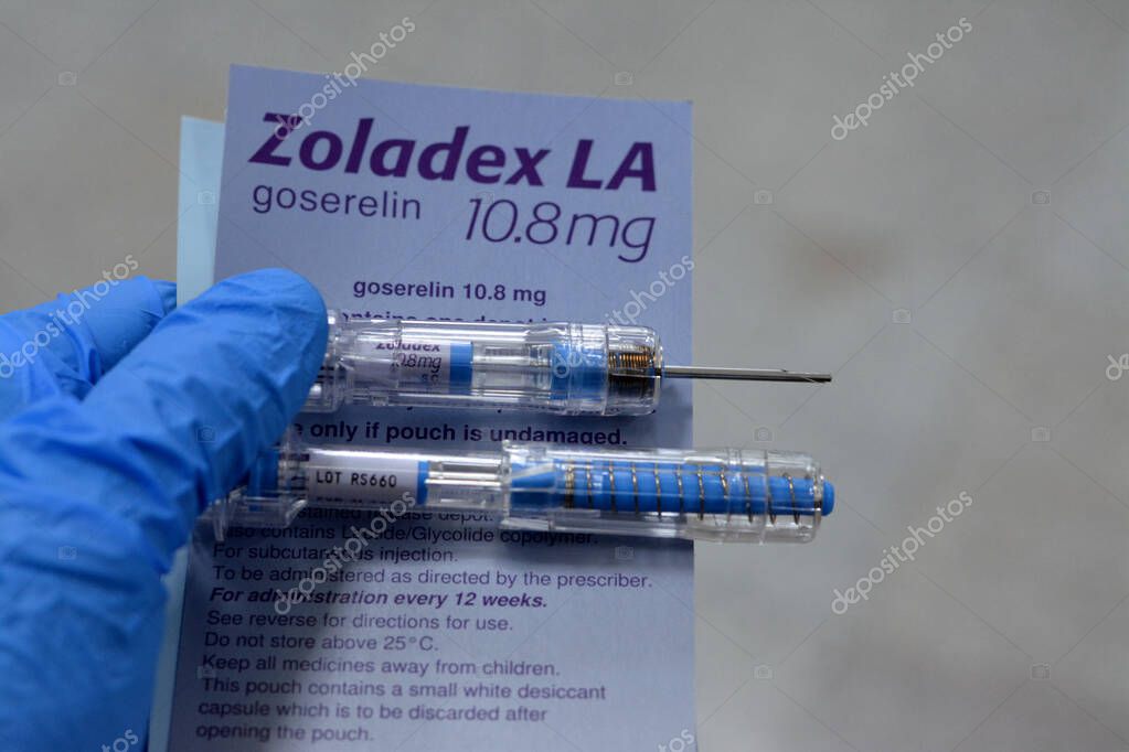 El Cairo, Egipto, 11 de marzo de 2023: Zoladex LA 10.8mg implante de ...
