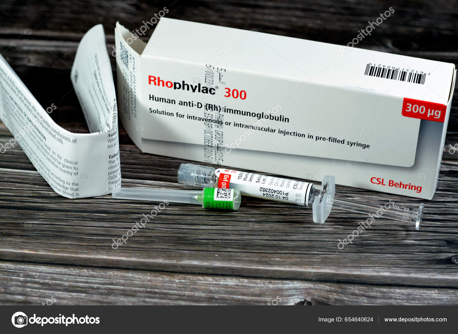 Cairo Egypt May 2023 Human Immunoglobulin Rhophylac 300 Micrograms 1500 ...