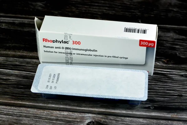 Cairo, Egipto, 2 de mayo de 2023: Inmunoglobulina humana anti-D (Rh ...