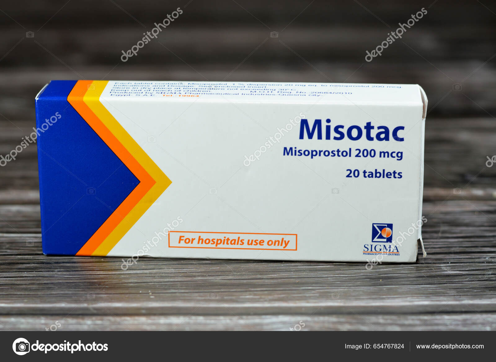 Cairo Egipto Mayo 2023 Misotac 200 Mcg Tabletas Sigma Para — Foto ...