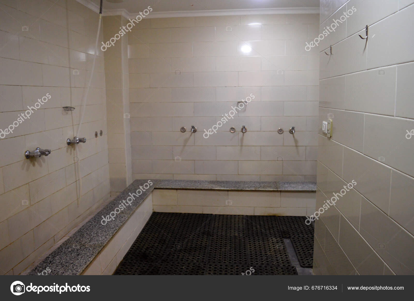 Ablution Area Mosque Wudu Ablution Islamic Procedure Cleansing Parts ...