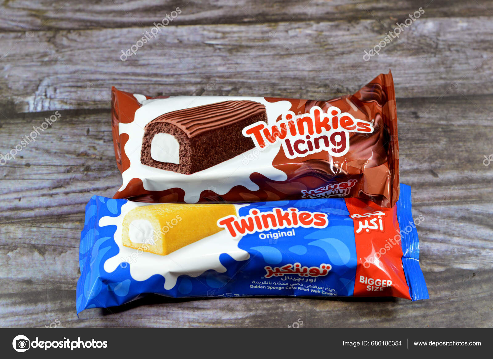 Cairo Egypt November 2023 Twinkies Original Icing Twinkie American Snack Stock Editorial Photo