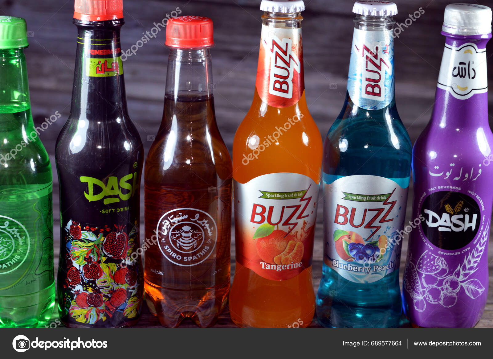 Cairo Egypt November 2023 Variety Soft Soda Drinks Different Types ...