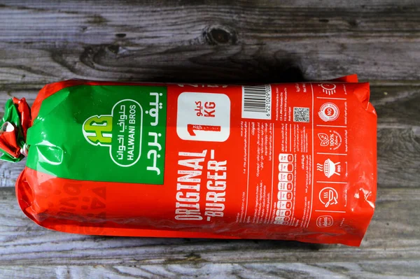 Cairo Egypt January 2024 Elleheimy Beef Burger Packet Beef Burgers ...