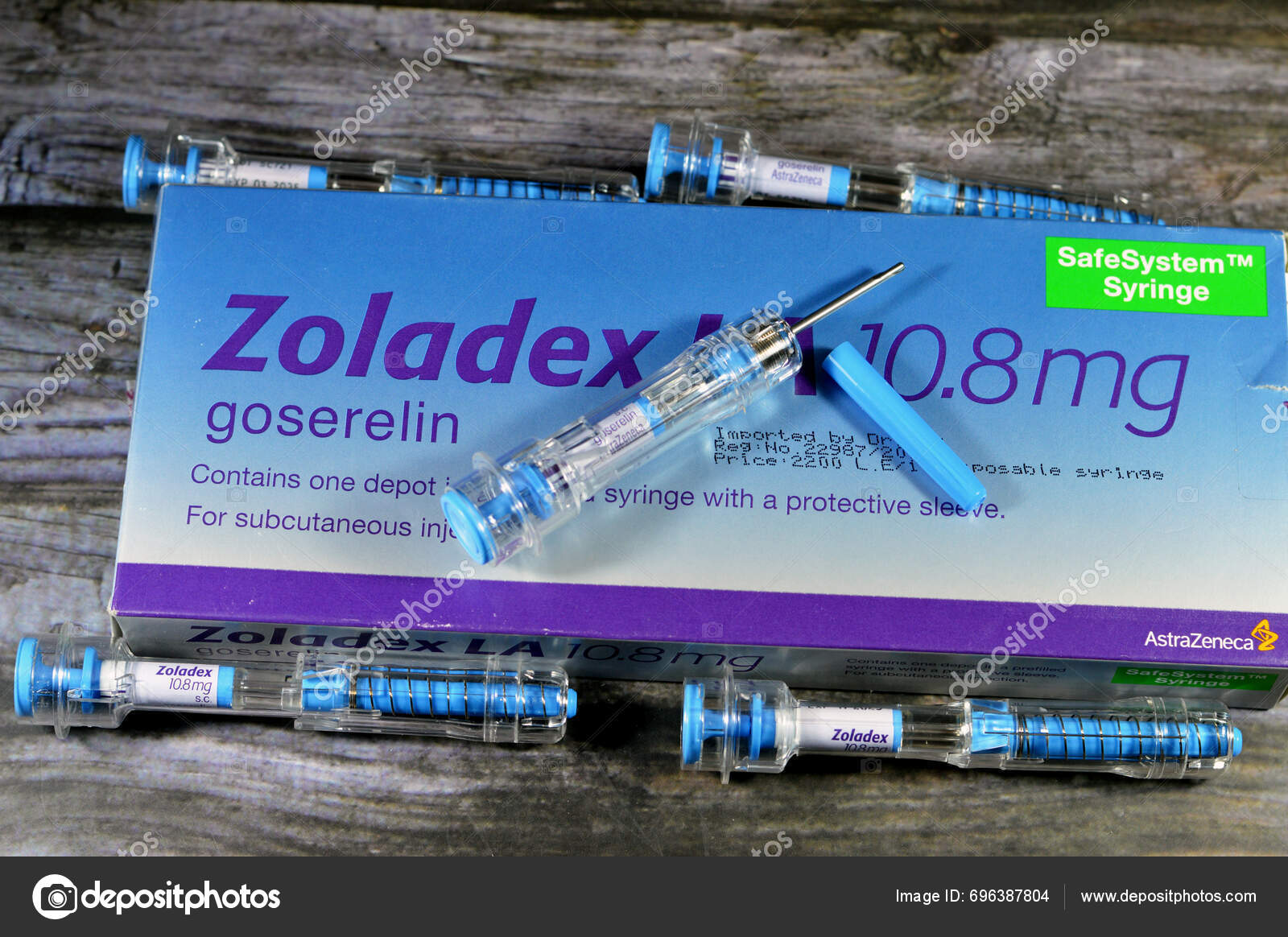 Cairo Egypt January 2024 Zoladex 8Mg Goserelin Acetate Implant ...