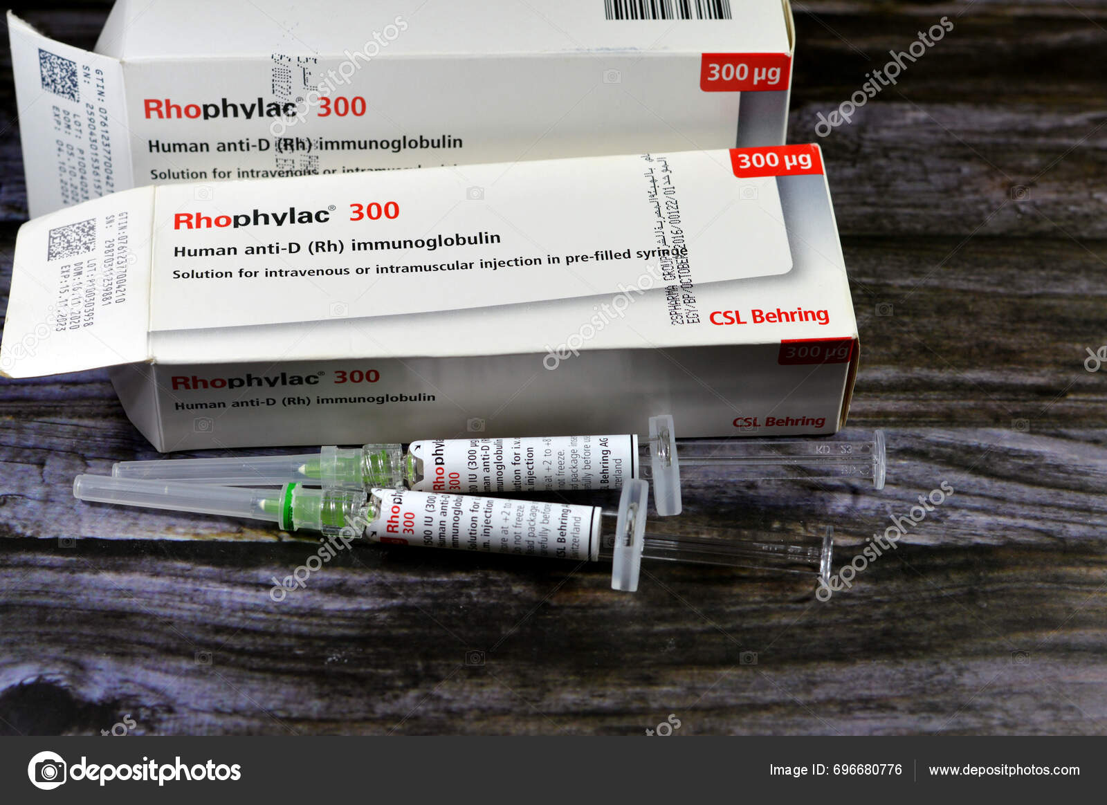Cairo Egypt January 2024 Human Immunoglobulin Rhophylac 300 Micrograms ...