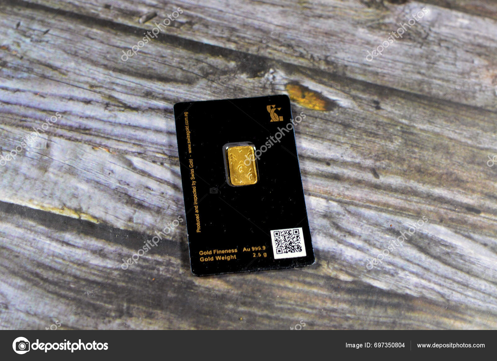 Cairo Egypt January 2024 Swiss Gold Karate Pure Yellow Gold – Stock ...