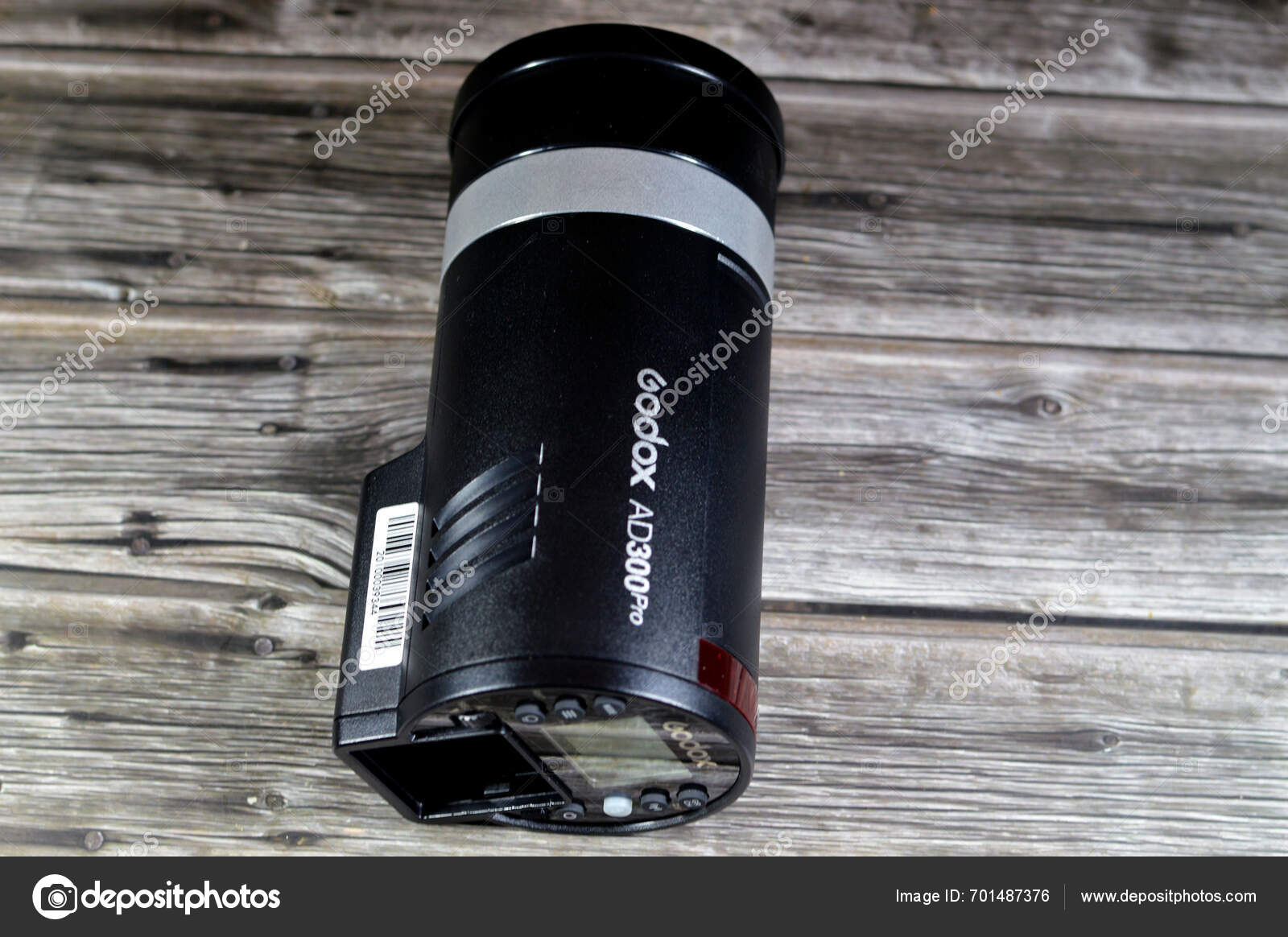 Caire Égypte Février 2024 Une Tête Flash Portable Godox Ad300 — Photo éditoriale © Tamer_Soliman ...