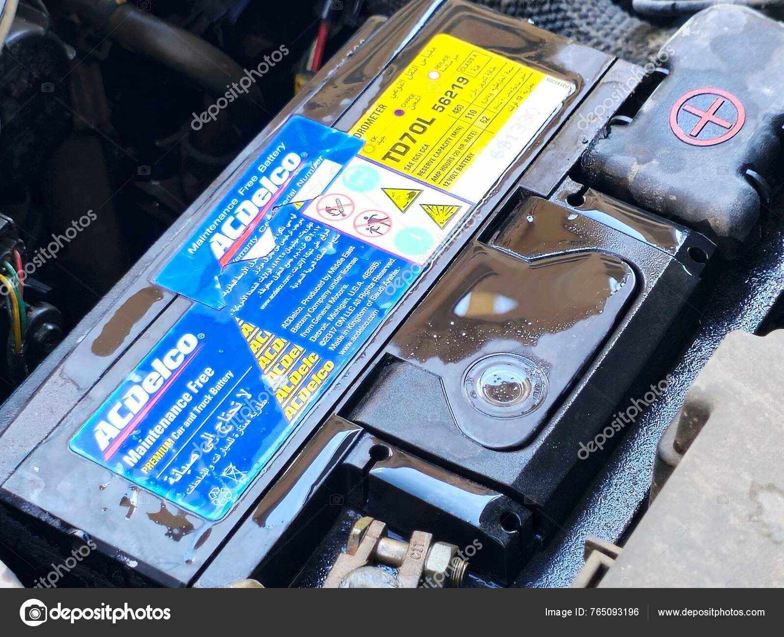 Cairo Egypt November 2024 Acdelco Td70L Maintenance Free Premium Car ...