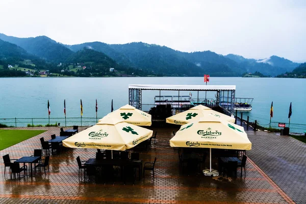 COLIBITA, ROMANIA - JUNE 26, 2023: Landscape of Colibita lake, the sea ...