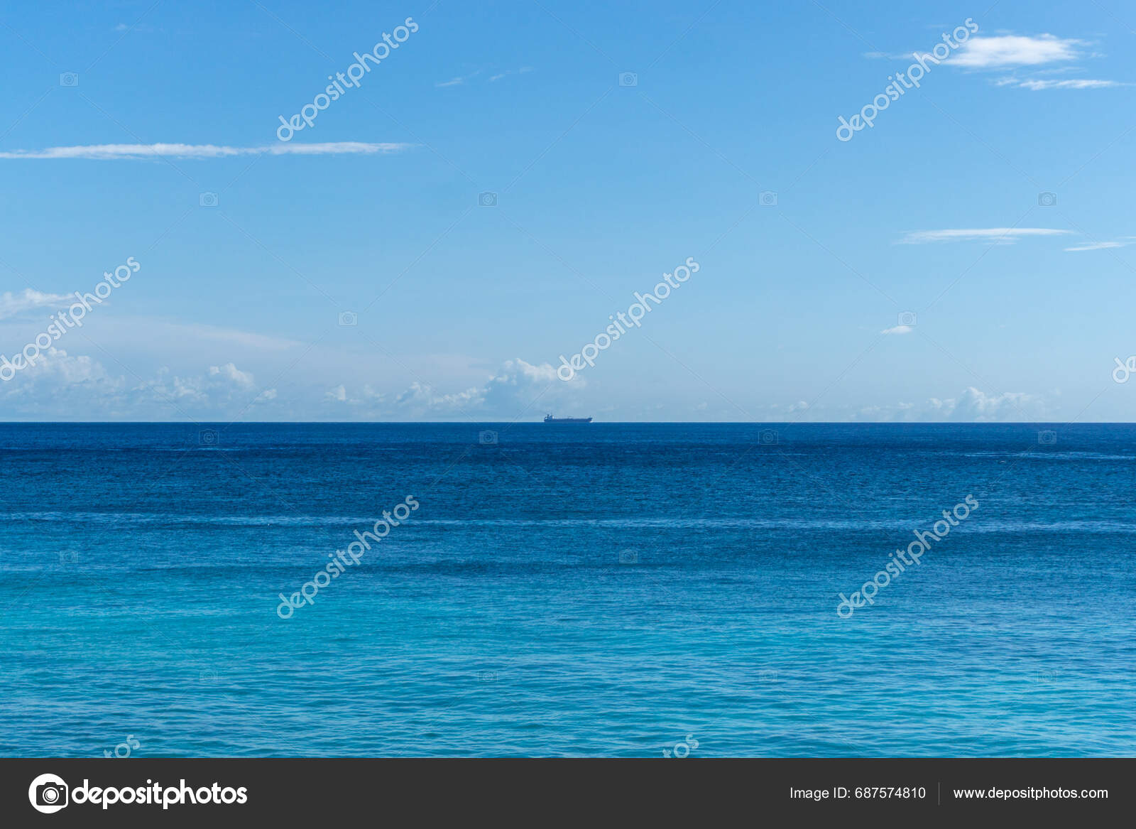 Seascape High Perspective Top View Ocean Sea Water Deep Ocean — Stock ...