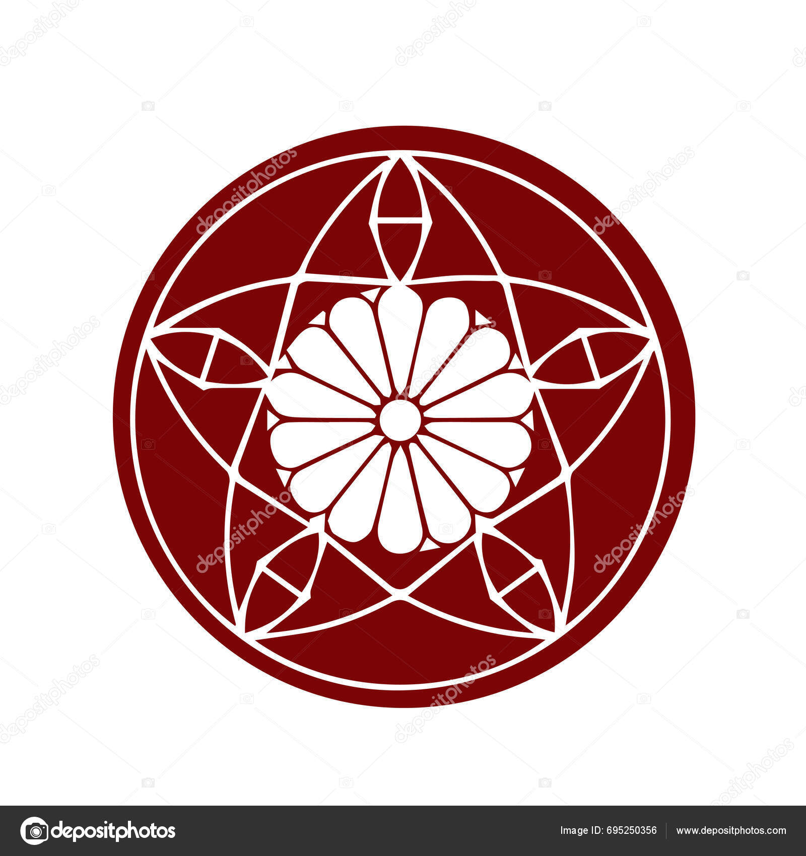 Japanese Clan Kamon Crest Symbol Japanese Ancient Family Stamp Symbol ...