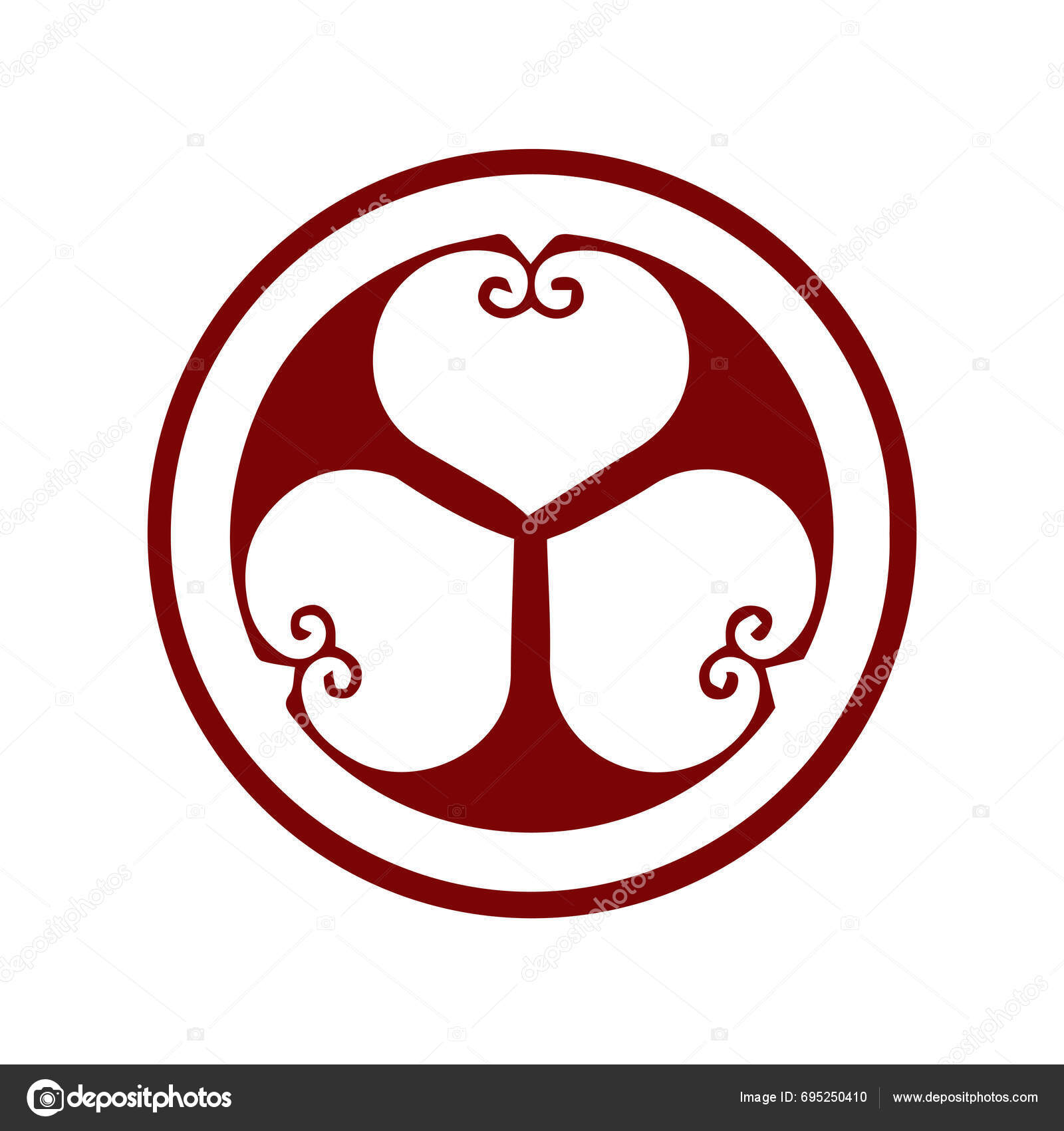 Japanese Clan Kamon Crest Symbol Japanese Ancient Family Stamp Symbol ...