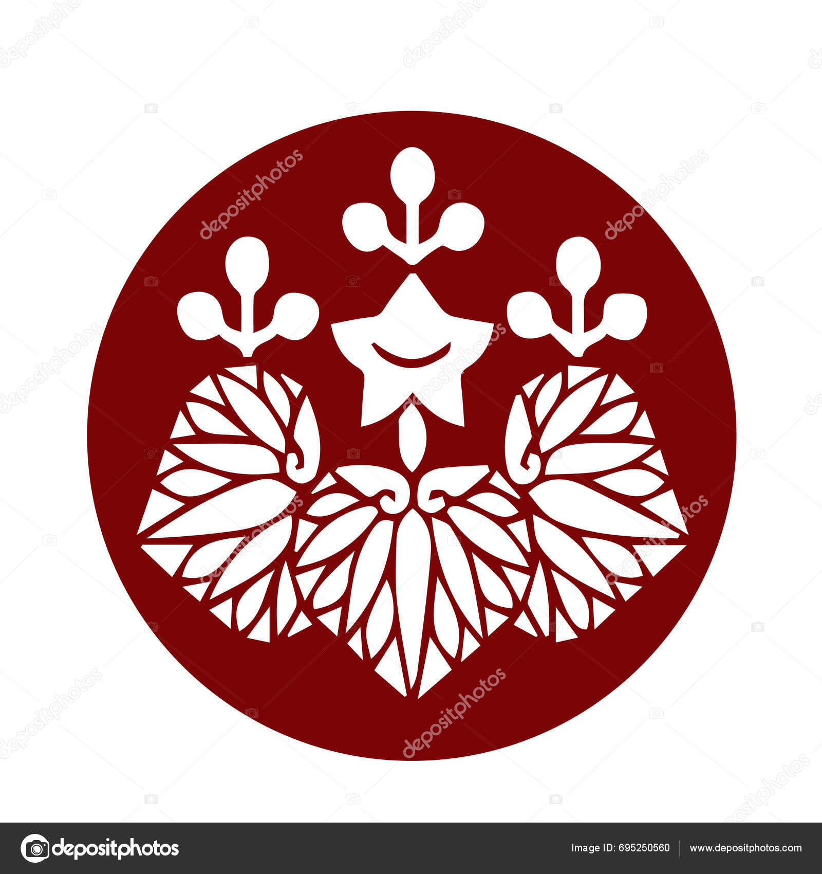 Japanese Clan Kamon Crest Symbol Japanese Ancient Family Stamp Symbol ...