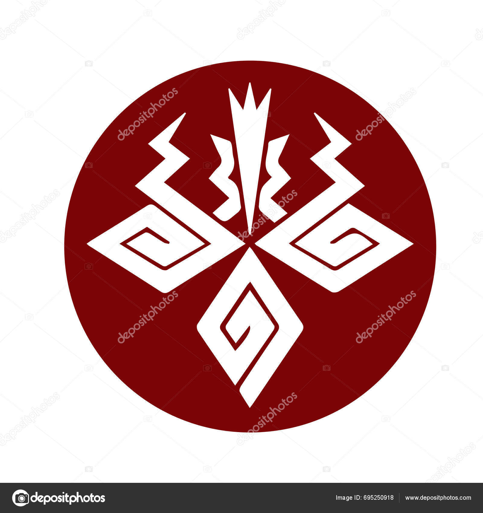 Japanese Clan Kamon Crest Symbol Japanese Ancient Family Stamp Symbol ...