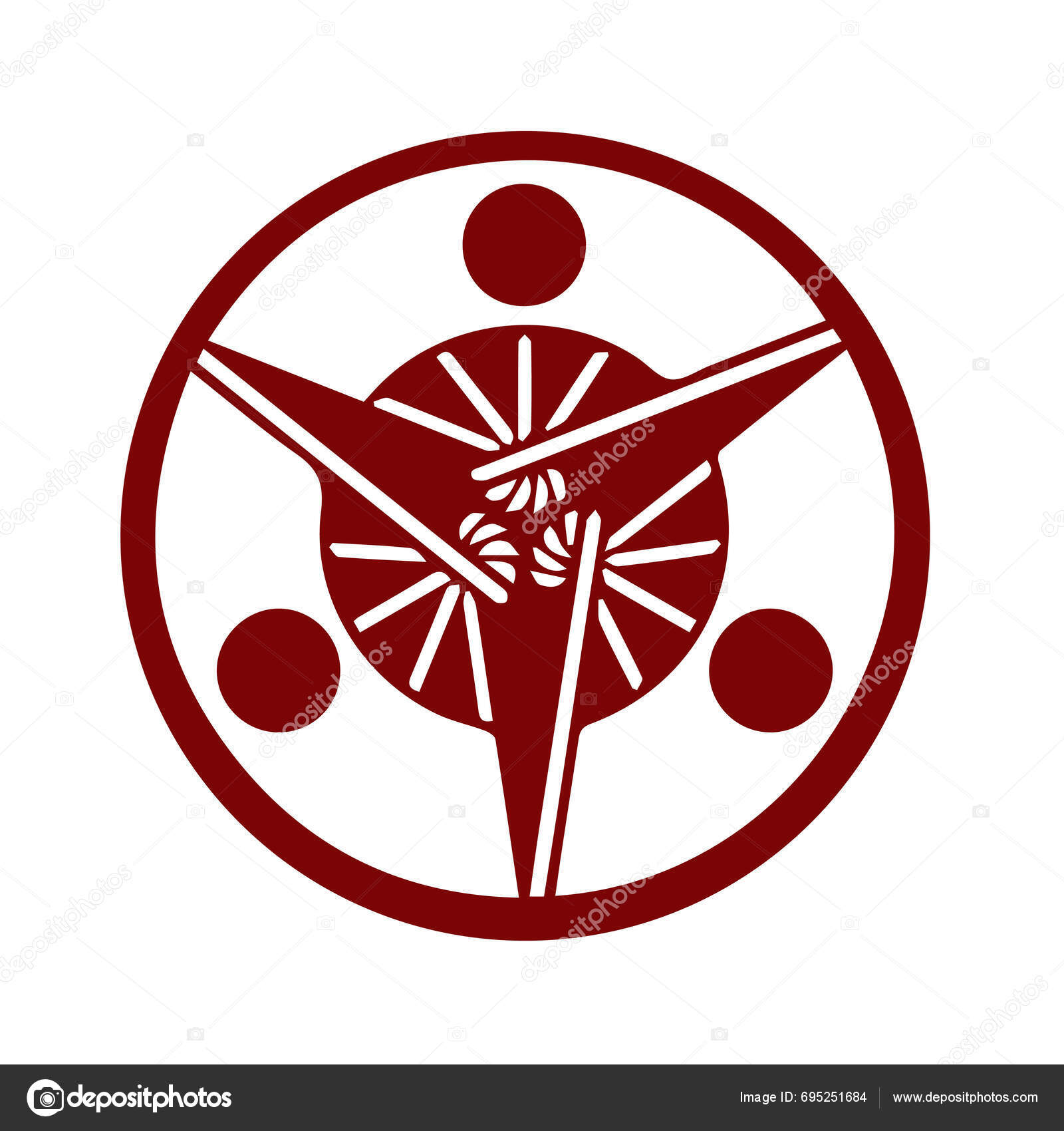 Japanese Clan Kamon Crest Symbol Japanese Ancient Family Stamp Symbol ...