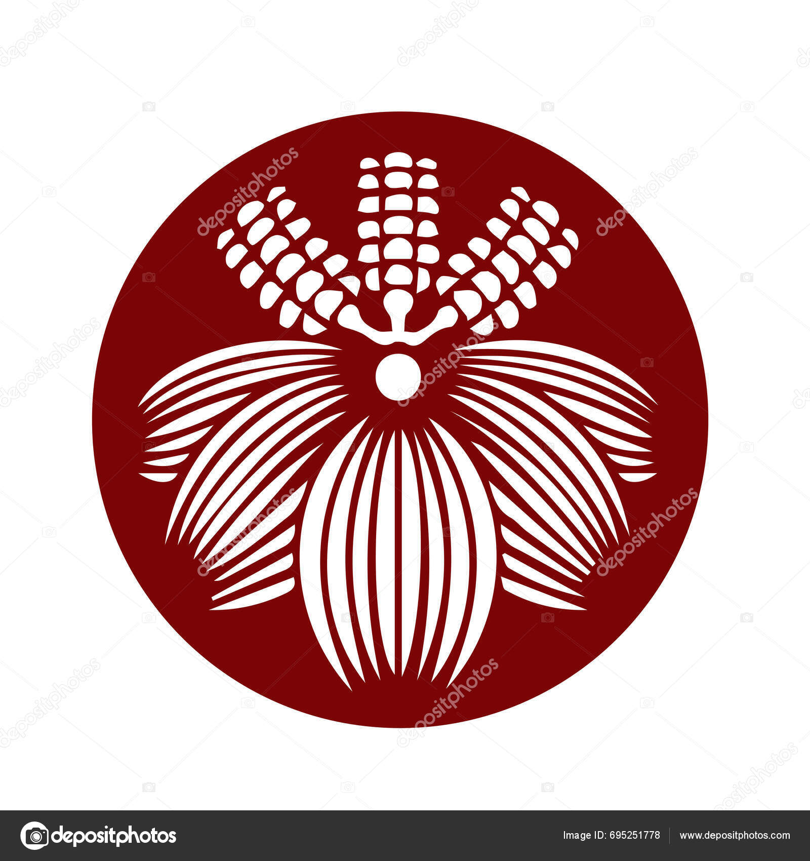 Japanese Clan Kamon Crest Symbol Japanese Ancient Family Stamp Symbol ...