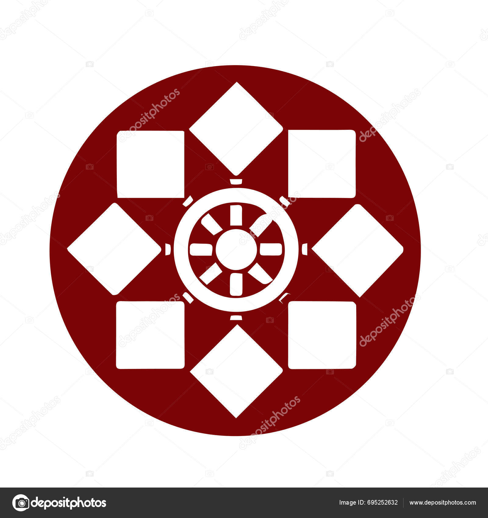 Japanese Clan Kamon Crest Symbol Japanese Ancient Family Stamp Symbol ...