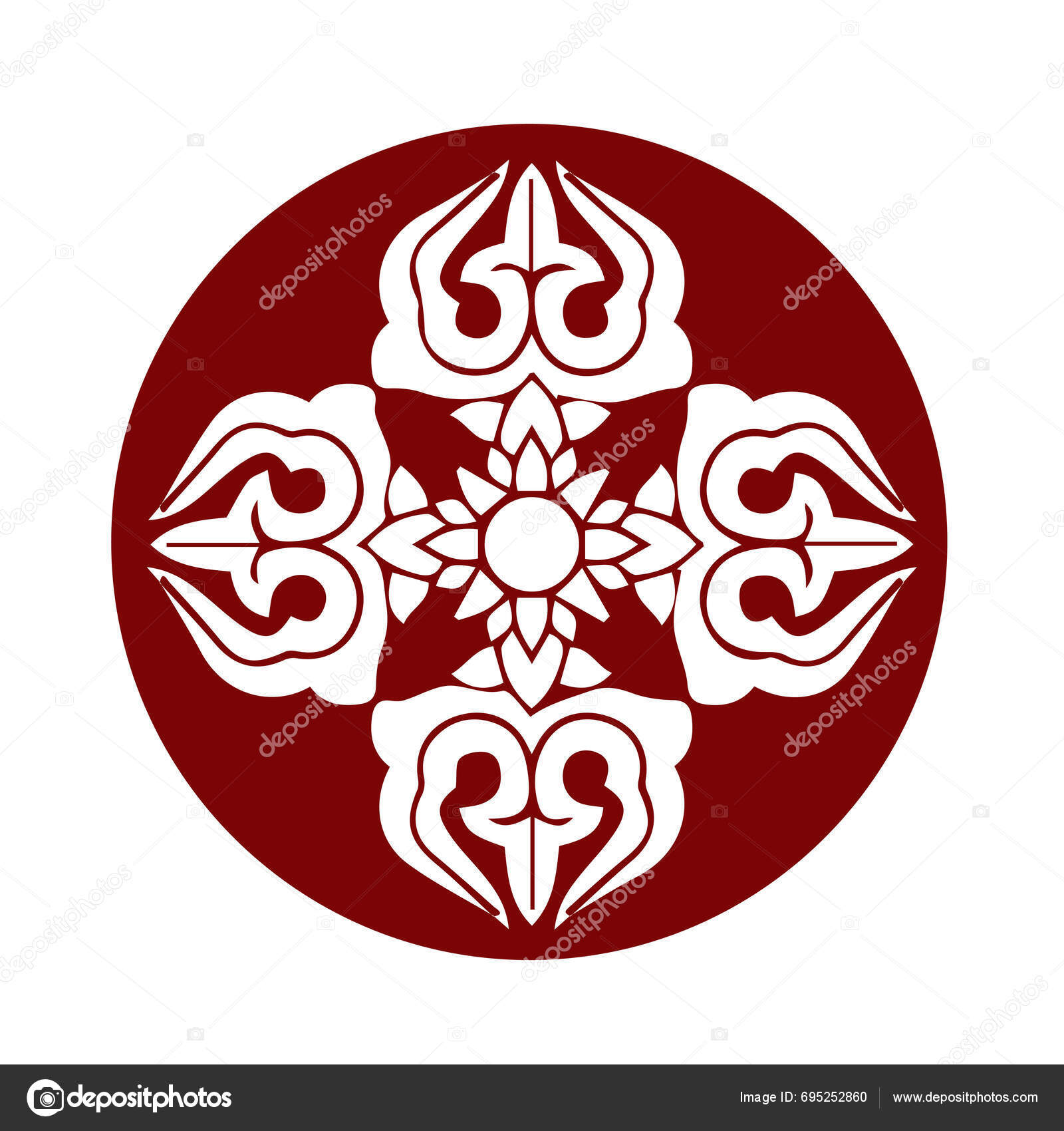 Japanese Clan Kamon Crest Symbol Japanese Ancient Family Stamp Symbol ...