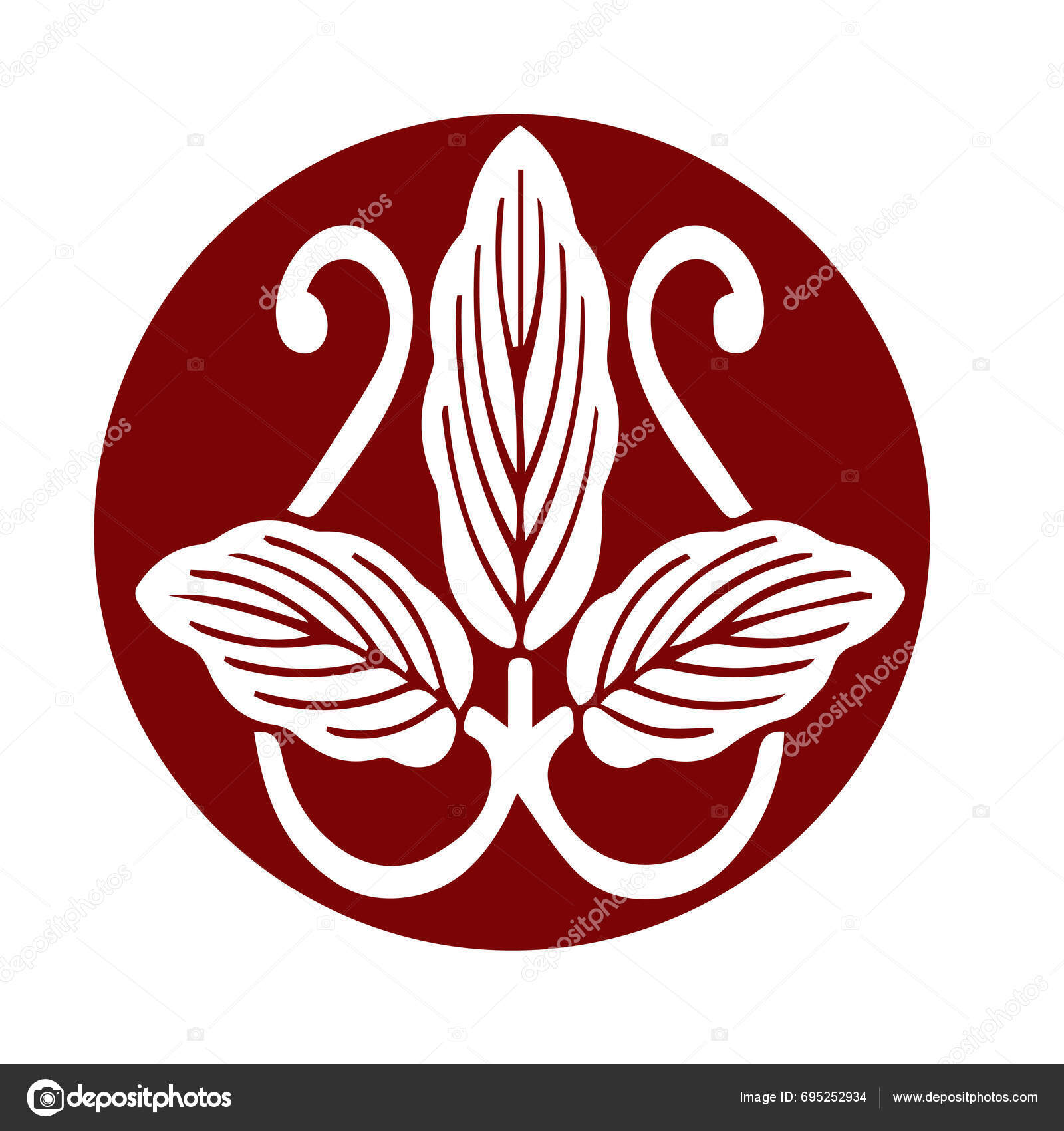 Japanese Clan Kamon Crest Symbol Japanese Ancient Family Stamp Symbol ...