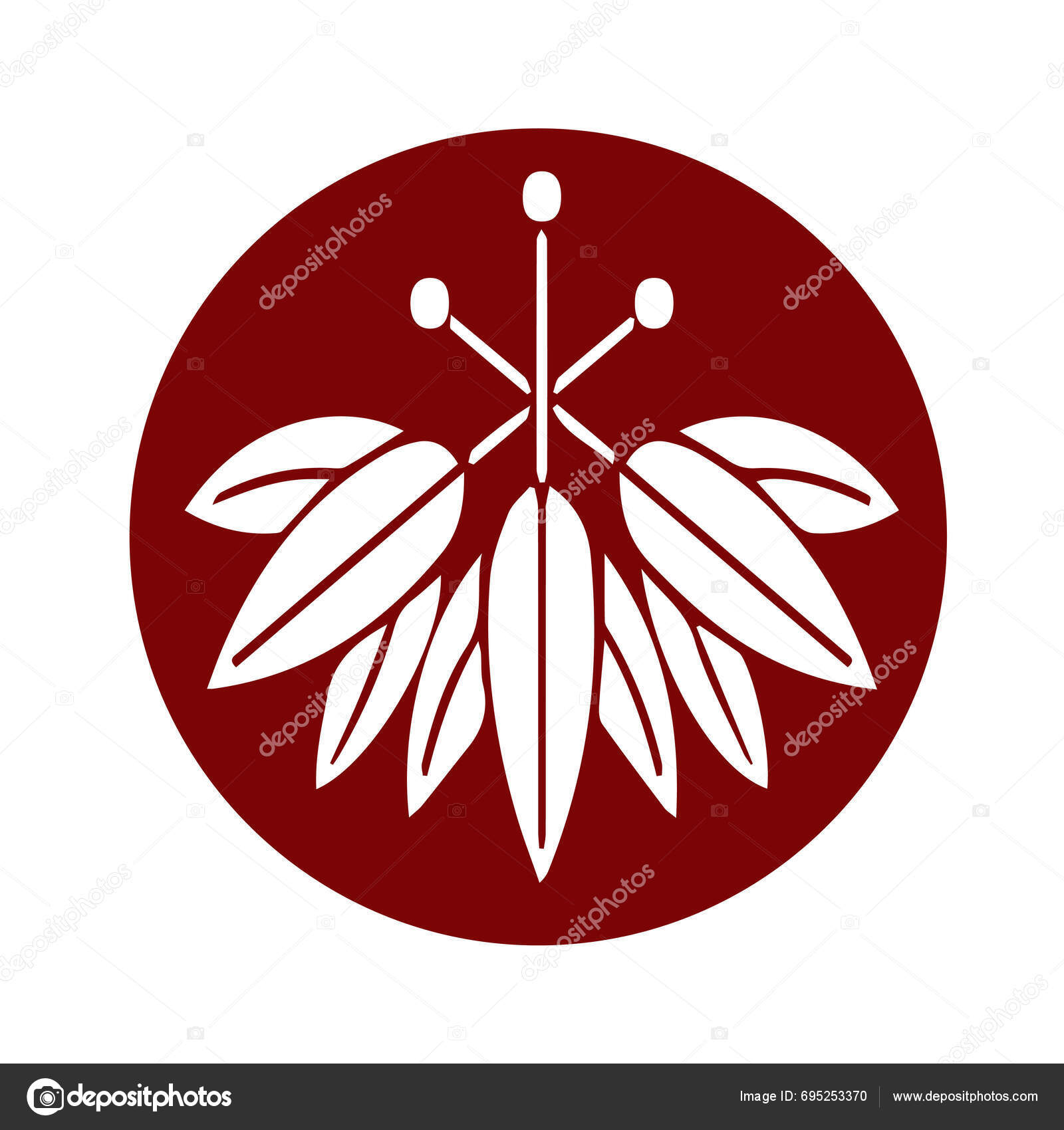 Japanese Clan Kamon Crest Symbol Japanese Ancient Family Stamp Symbol ...