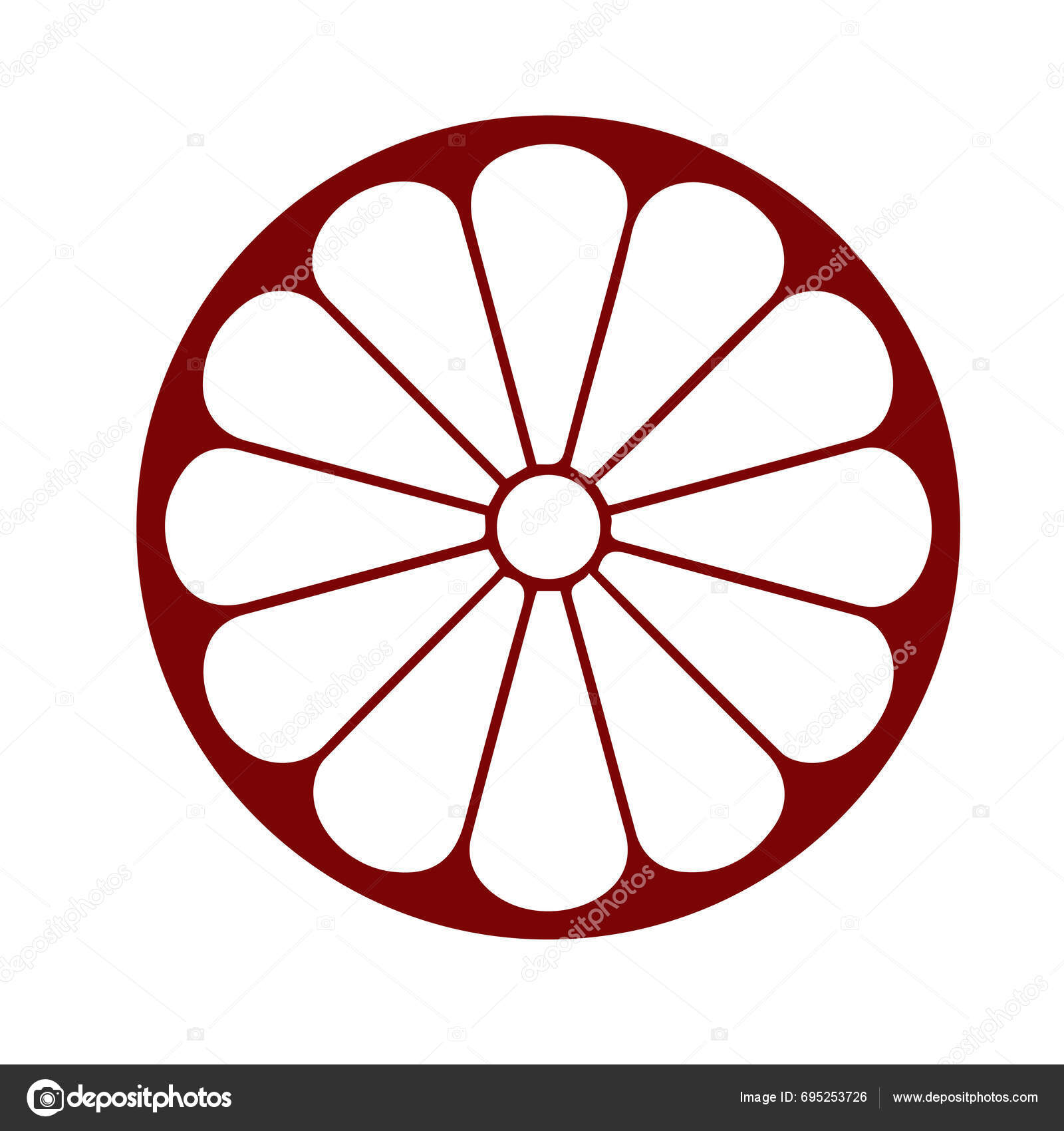 Japanese Clan Kamon Crest Symbol Japanese Ancient Family Stamp Symbol ...