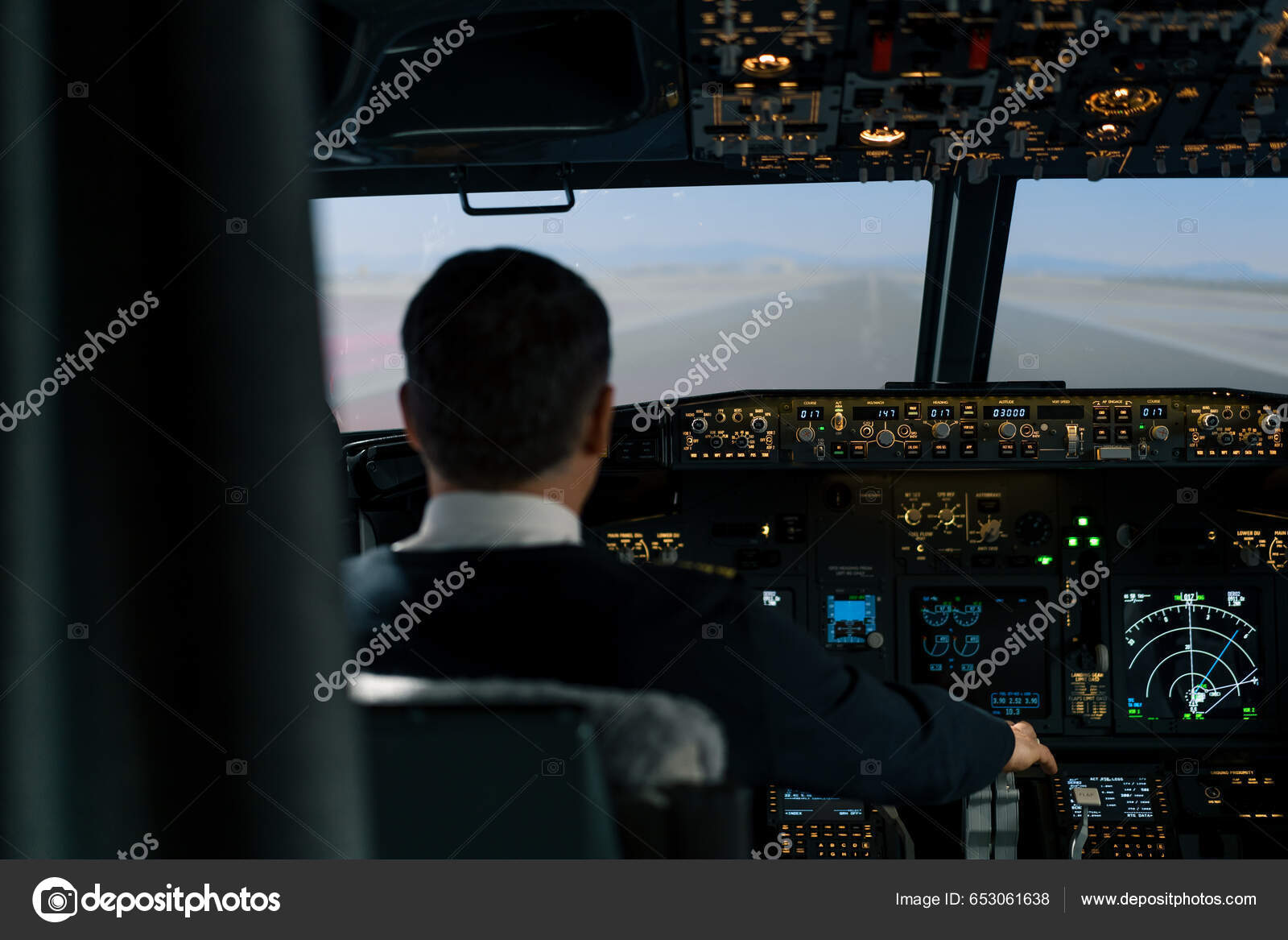 Cockpit View Takeoff