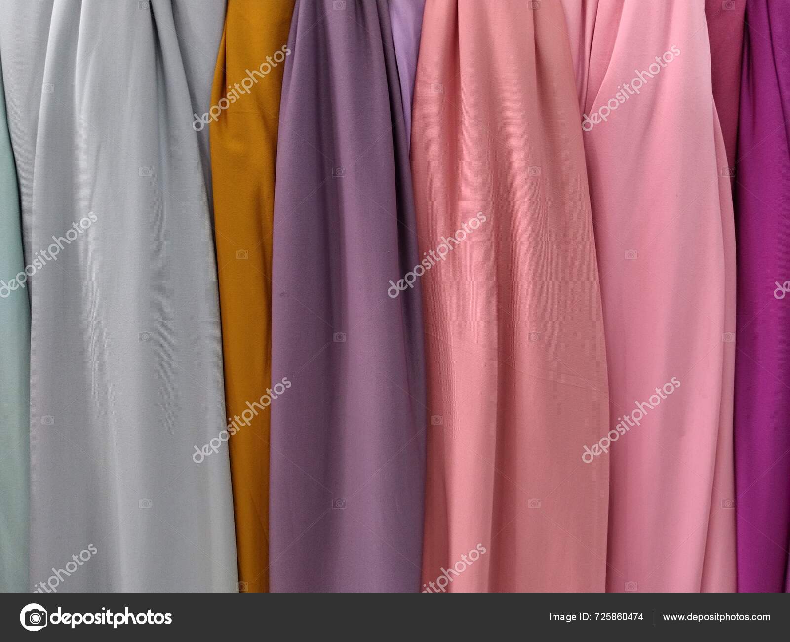 Various Colors Fabric Meter — Stock Photo © sidoel394 #725860474