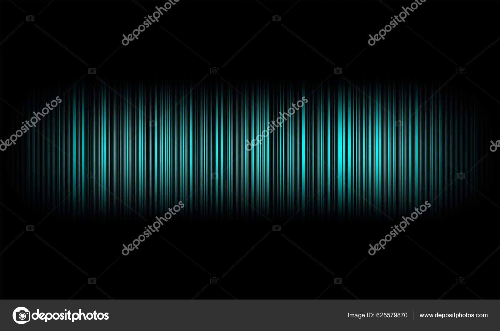 Abstract Blue Digital Music Equalizer Sound Wave Design Element ...