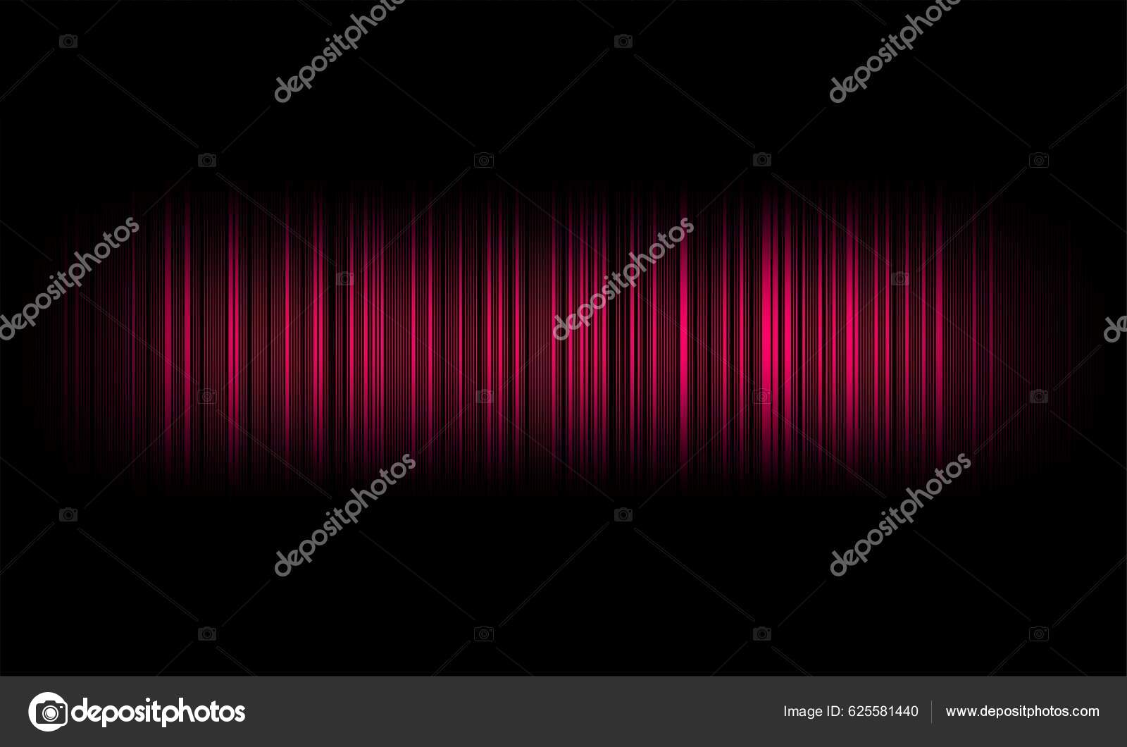 Abstract Red Digital Music Equalizer Sound Wave Design Element Speaking ...