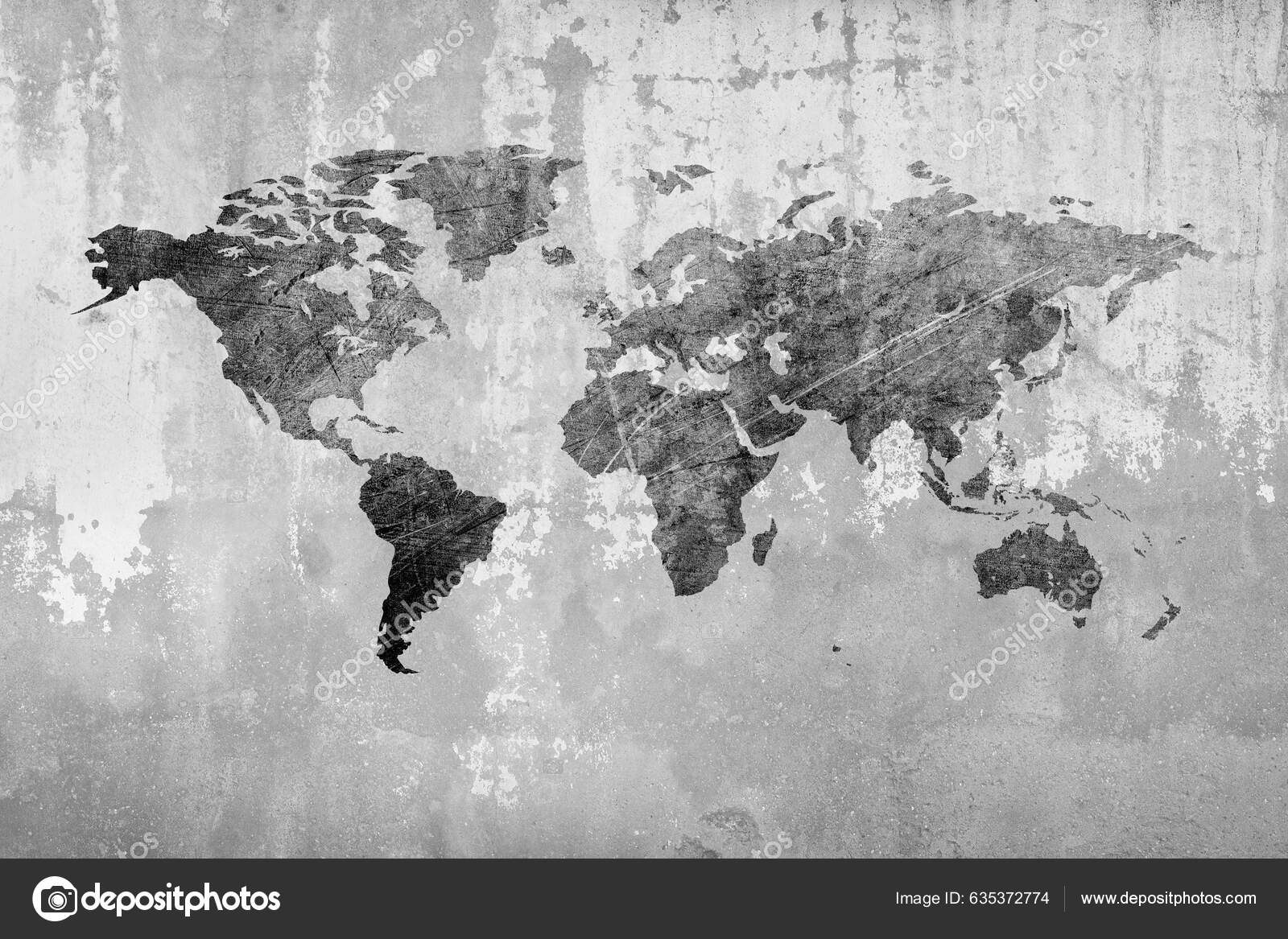 World Map Wallpaper Design — Stock Photo © Bilstock #635372774