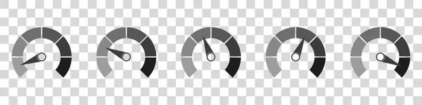 Veloc metro clasificaci n vector ilustraci n. Colecci n de colorido cartel tac metro con flecha ...