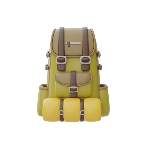 Ransel Diisolasi Dengan Latar Belakang Putih Kembali Konsep Sekolah ...