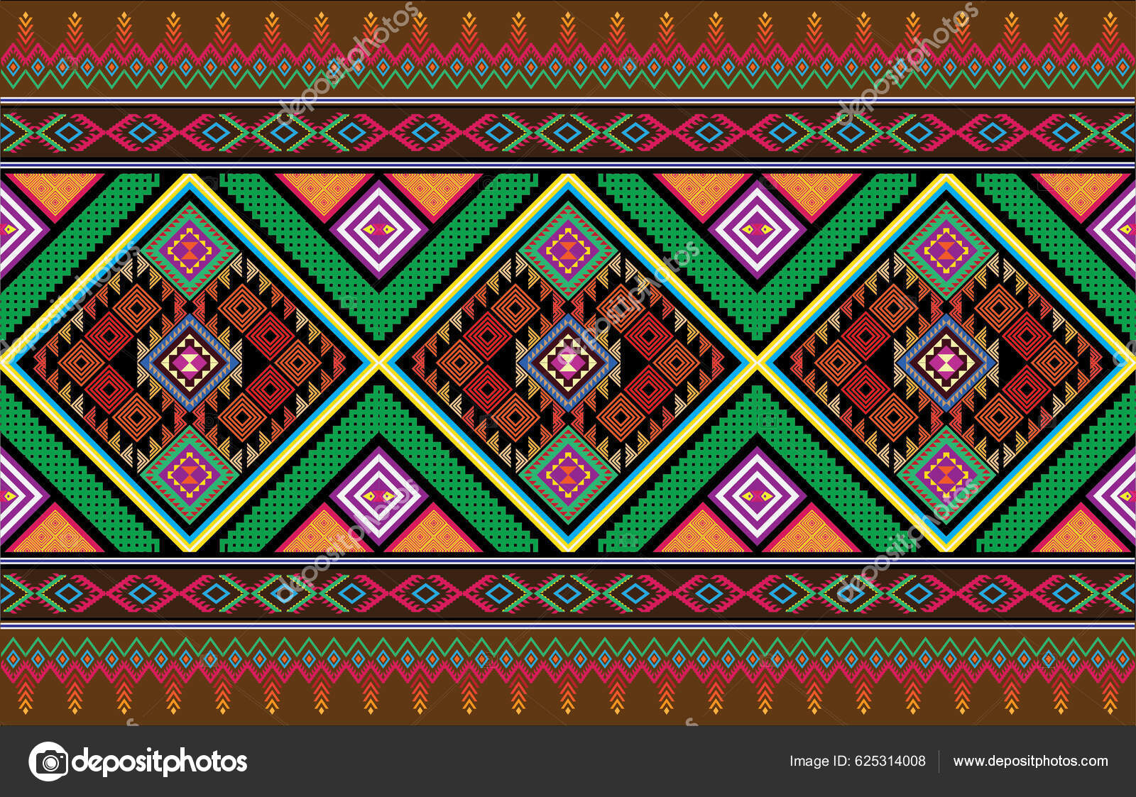Paarse Aztec Print Achtergrond