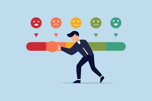 Insatisfacción del cliente imágenes de stock de arte vectorial ...