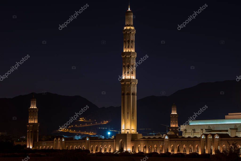 Muscat Umman Eylül 2022 Sultan Kaboos Büyük Camii Umman 'In — Stok Foto ...