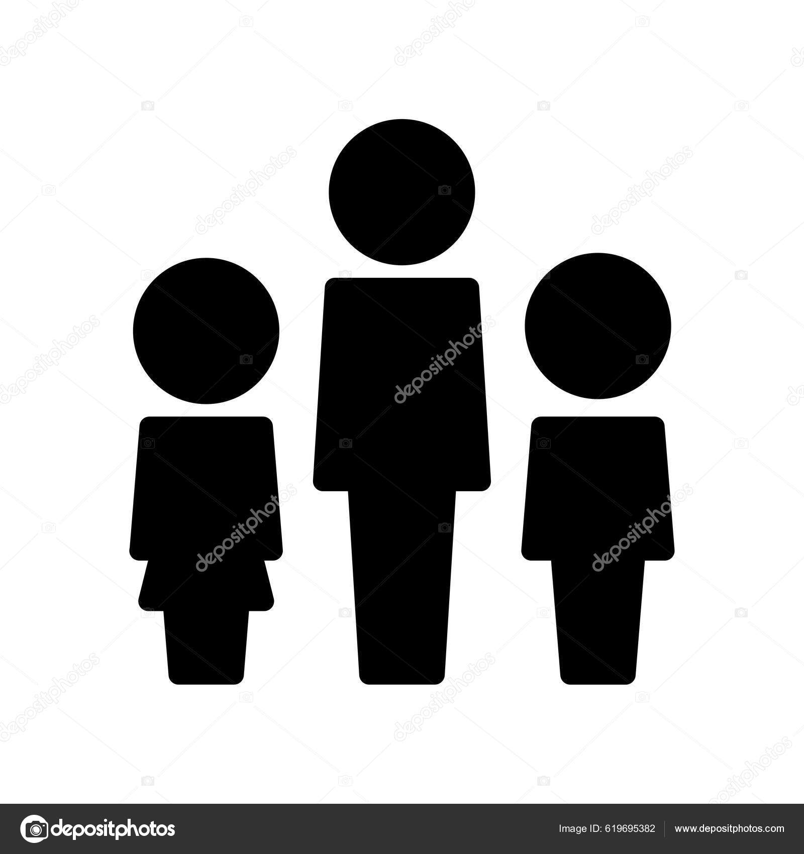 People Icon Family Icon Trendy Flat Style Isolated White Background ... People Icon Family Icon Trendy Flat Style Isolated White Background ...