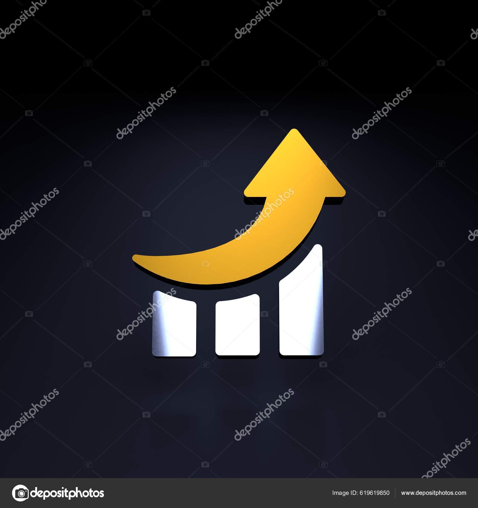 Sprout Graph Icon Render Illustration Stock Illustration by ©Motion-J ...