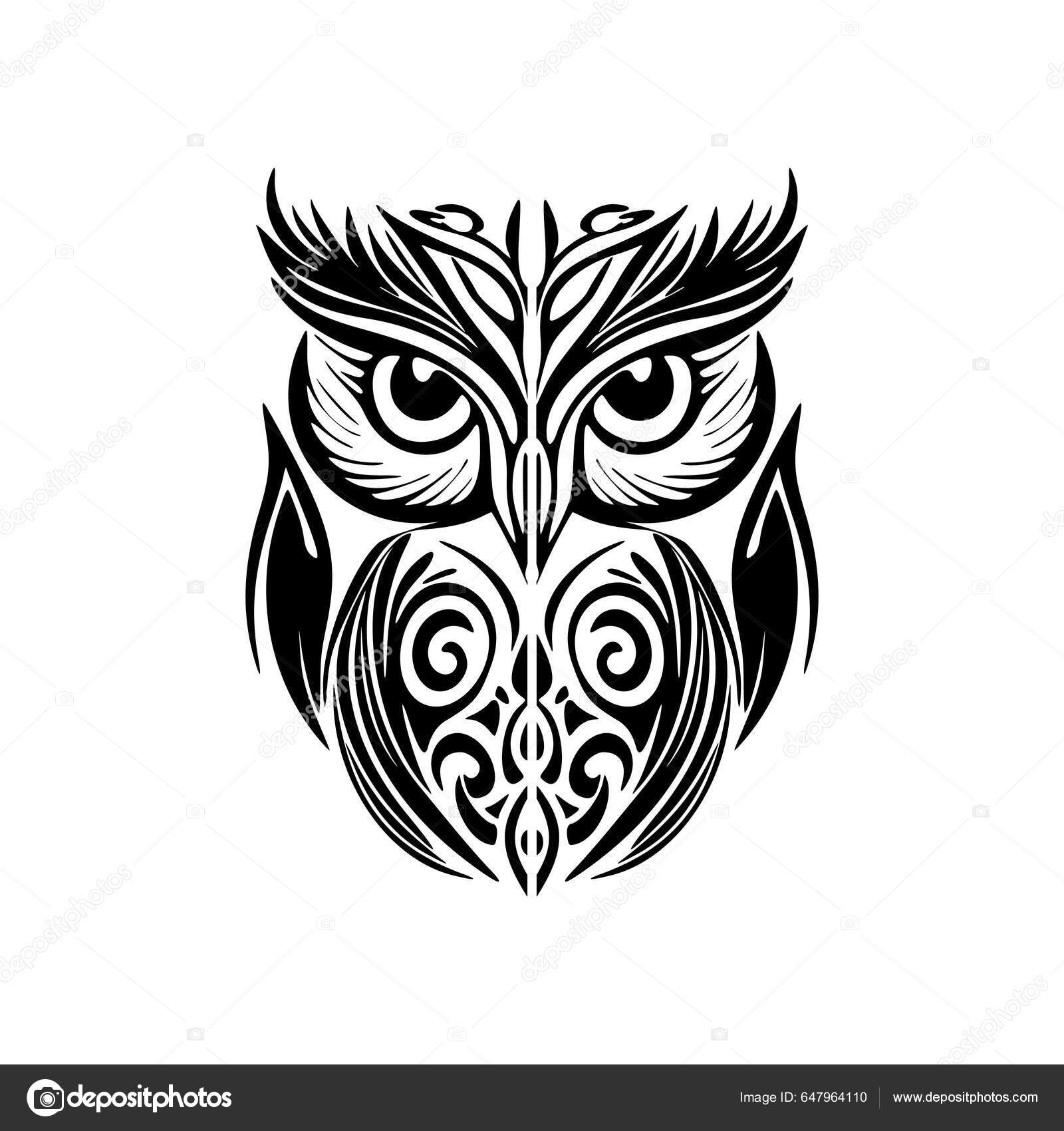 Schattige Uil Tatoeages Ontwerpen