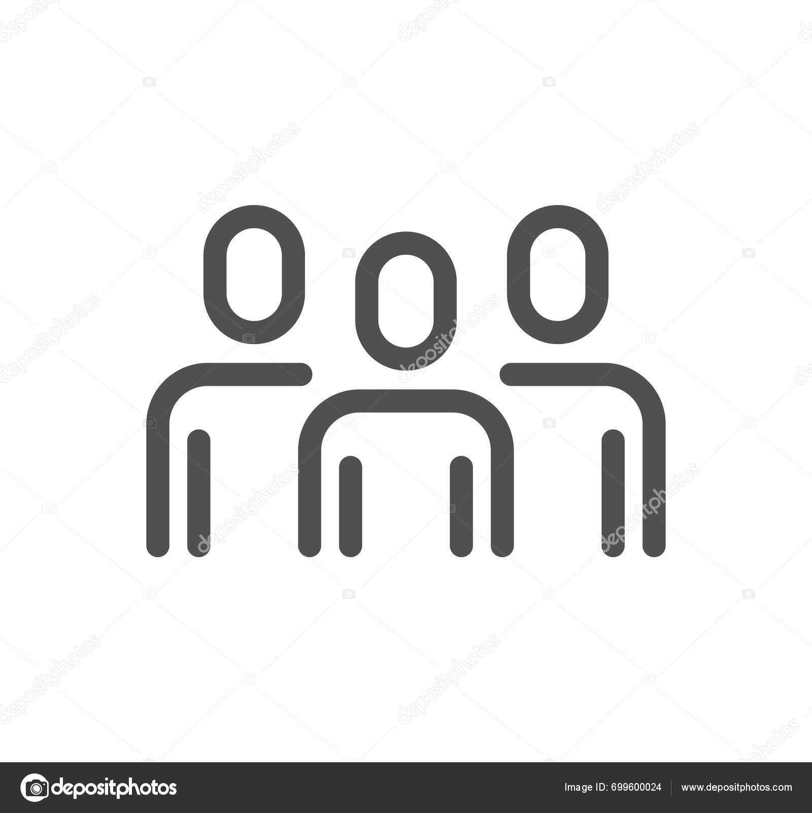 Person Icon Isolated White Background Stock Vector by ©PaleStudio 699600024