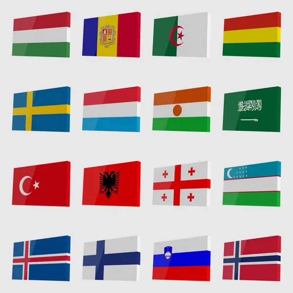 22,150,560 Countries flags Vector Images | Depositphotos