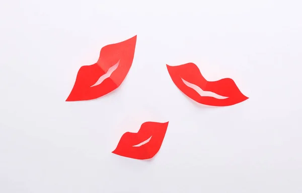 Labios de papel fotos de stock, imágenes de Labios de papel sin ...