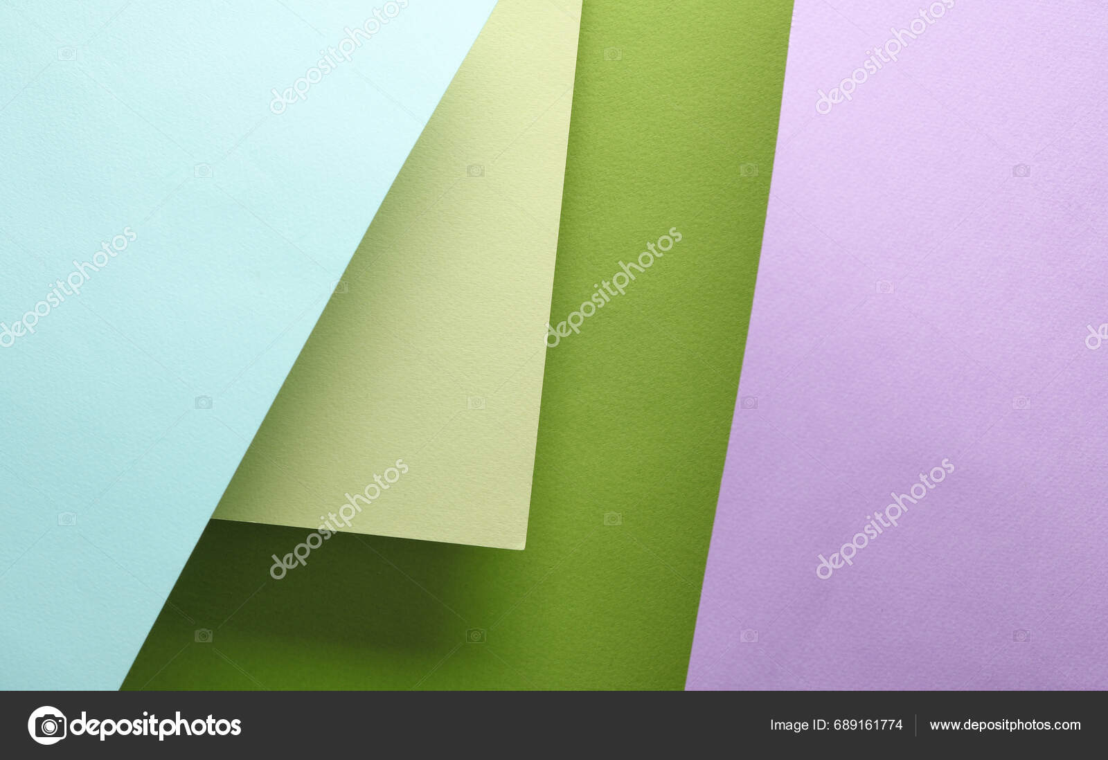 Creative Layout Colored Paper Sheets Shadows — Stock Photo ...