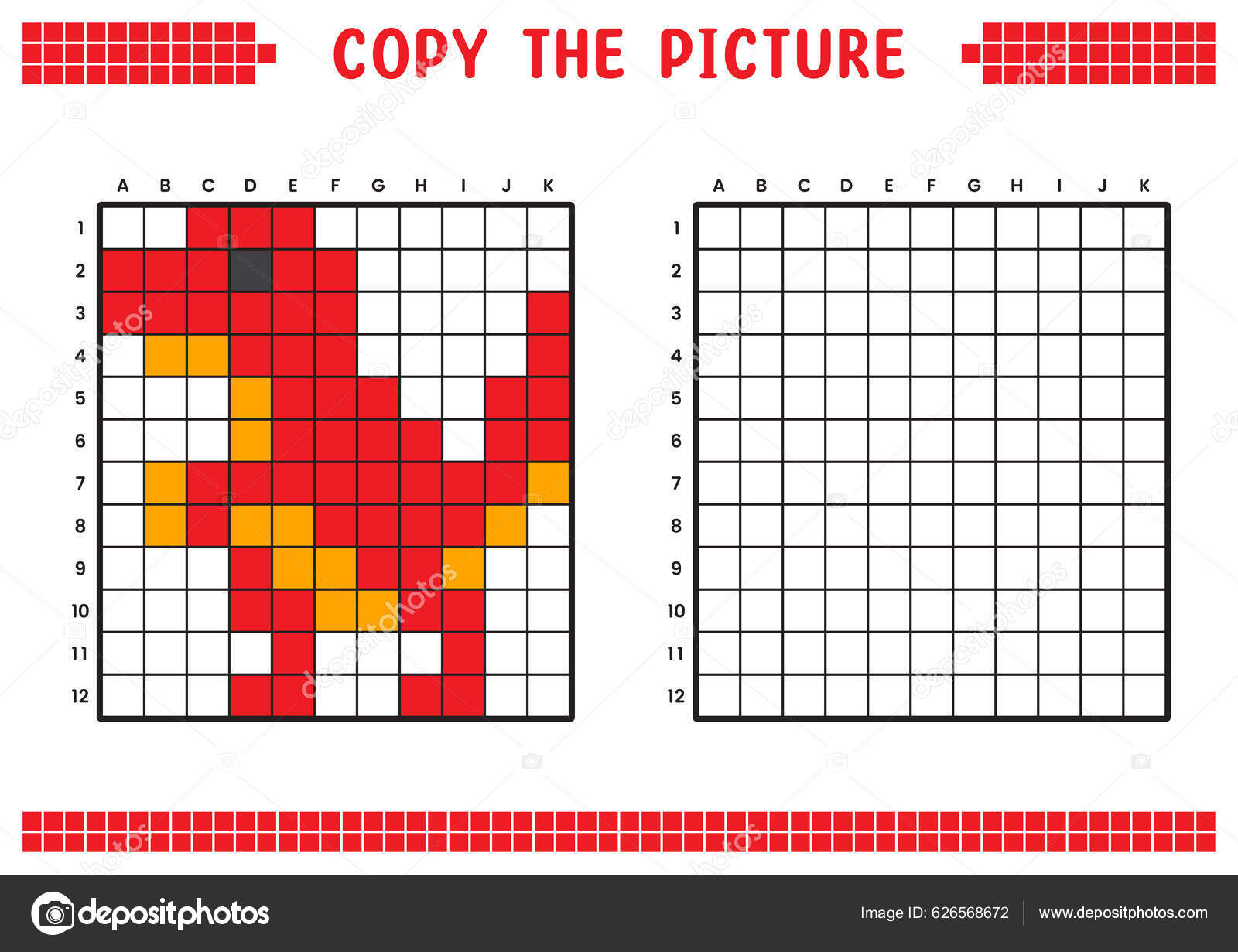 Página Para Colorear Cuadrada Para Preescolar