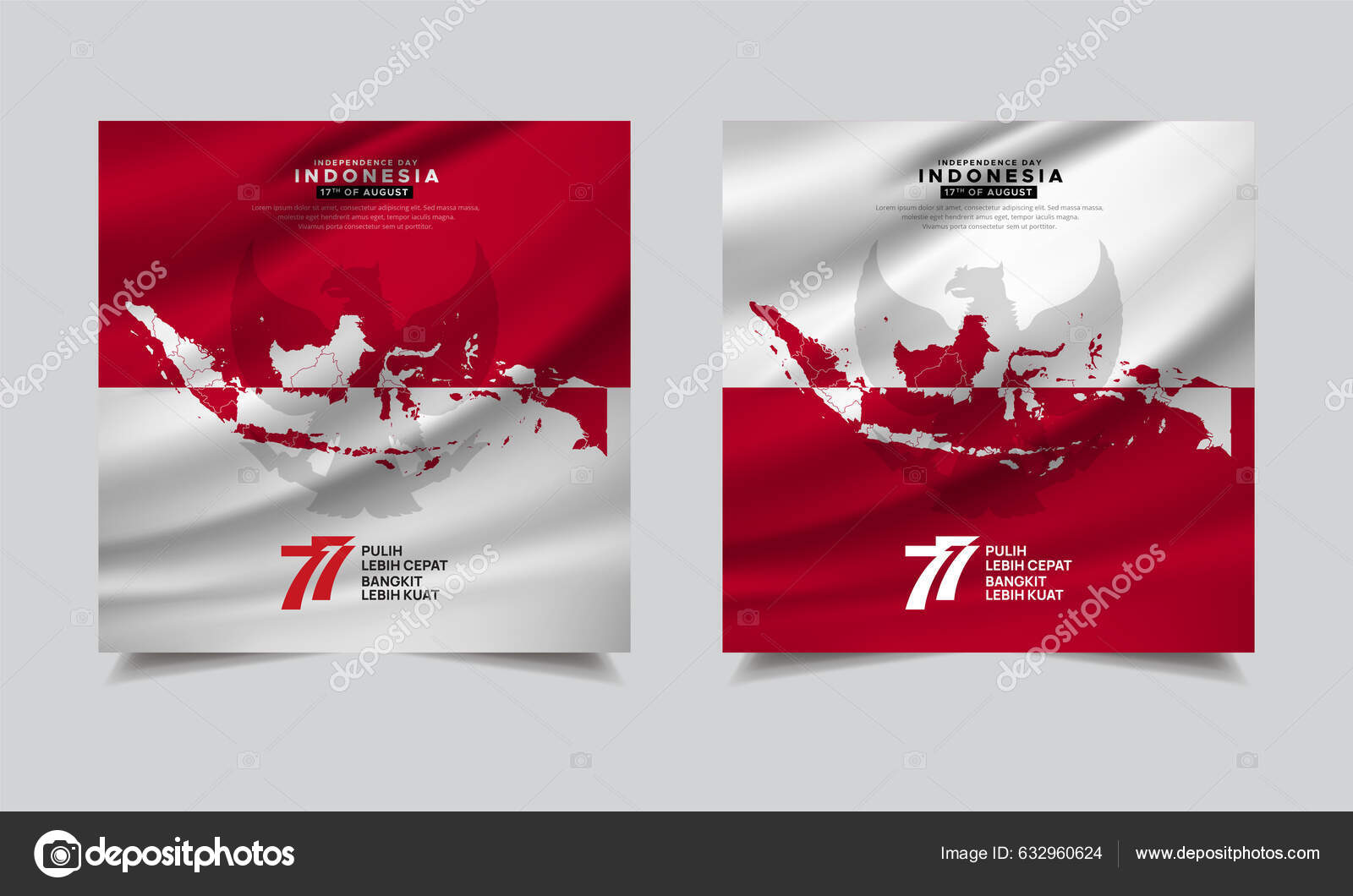 Coleção Modern Indonésia Design Logotipo Com Indonésia Mapas Vetor ...