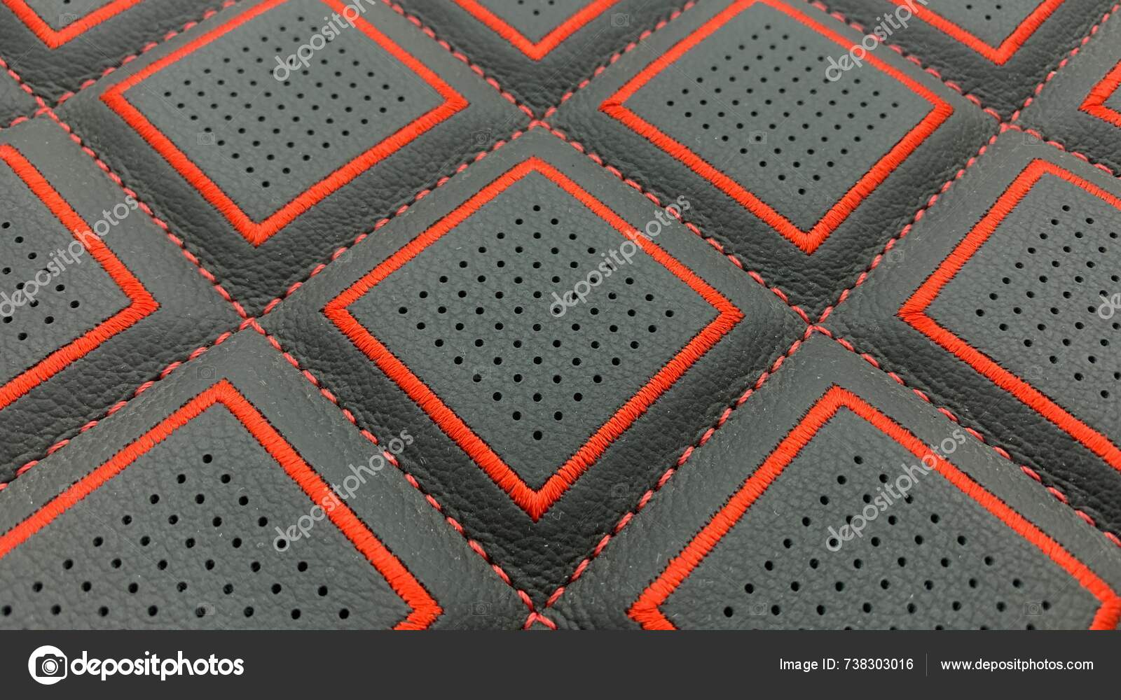 Close Leather Texture Diamond Pattern — Stock Photo © Mrheppy #738303016