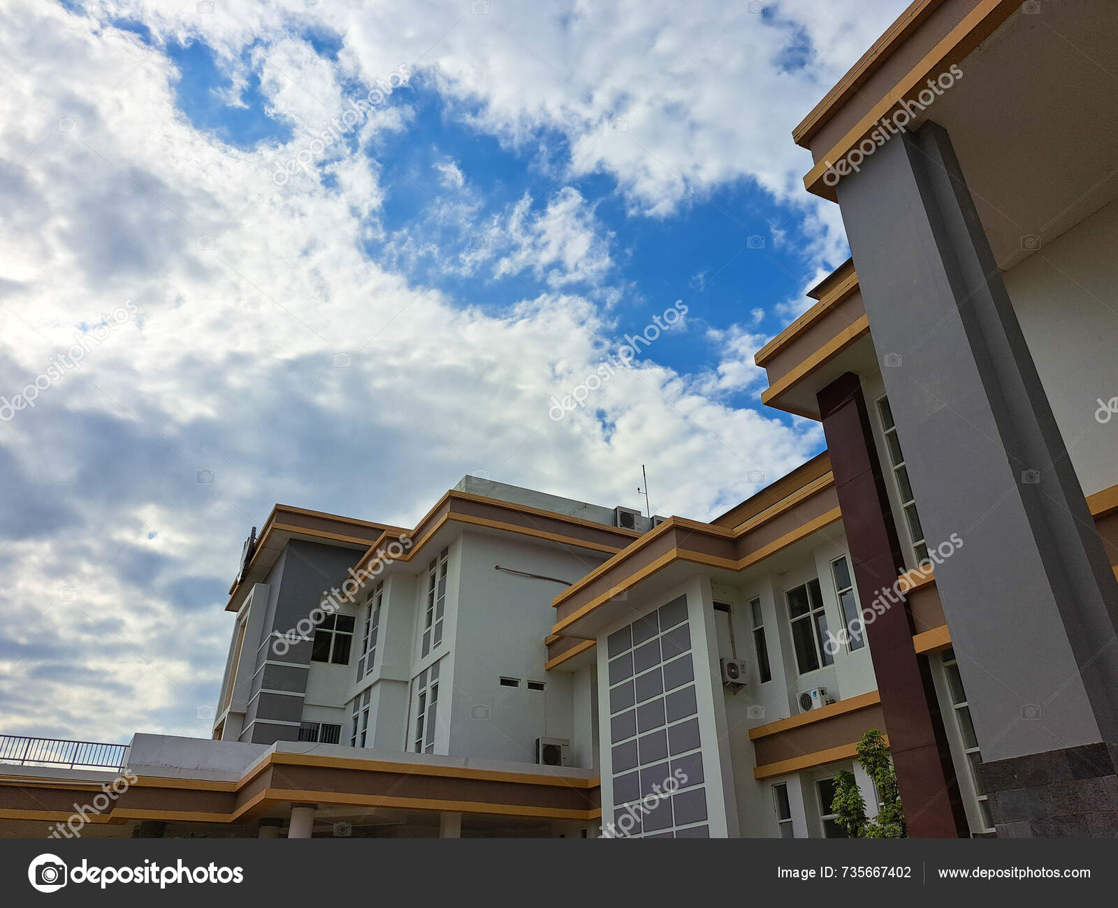 Tapin Regency Indonesia July 26Th 2024 Negative Space View Cloudy ...