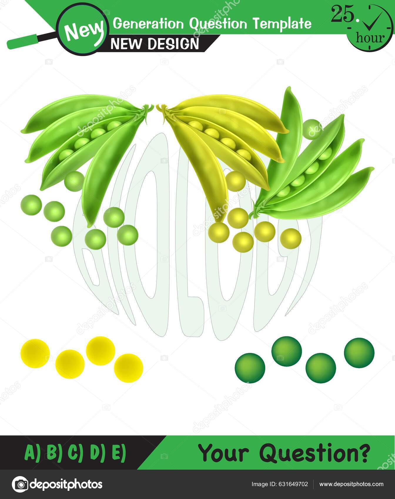 Biology Heredity Combination Mendelian Genetics Heredity Peas ...